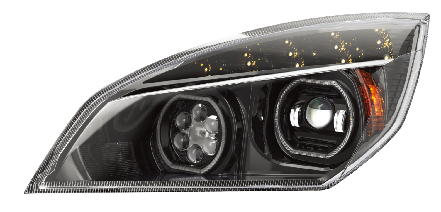 Freightliner Cascadia LED Headlight Driver Side 2018+ - A66-01405-003 ...